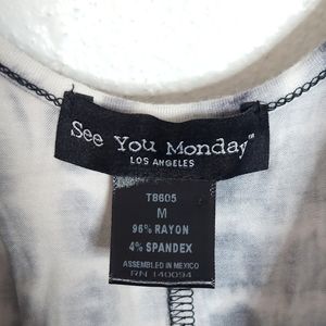 See You Monday | Tops | See You Monday Los Angeles Top | Poshmark